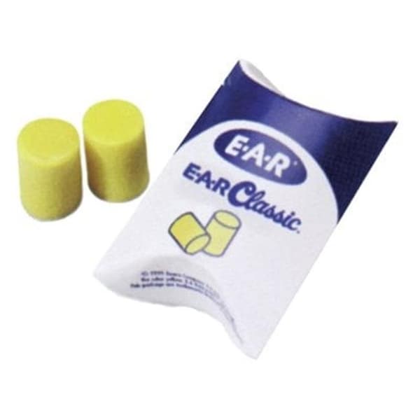 Ear 247-312-1201 Poly Bag Ear Plugs - 200 Pair per Box - Yellow 247-312 ...