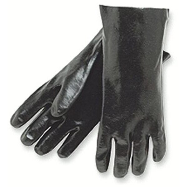 Lucas Jackson 12 in. Gauntlet Interlock Lined Rough Finis LU112724 | Zoro