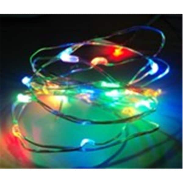 Perfect Holiday Battery Operated Copper 20 LED String Light Multicolor ...