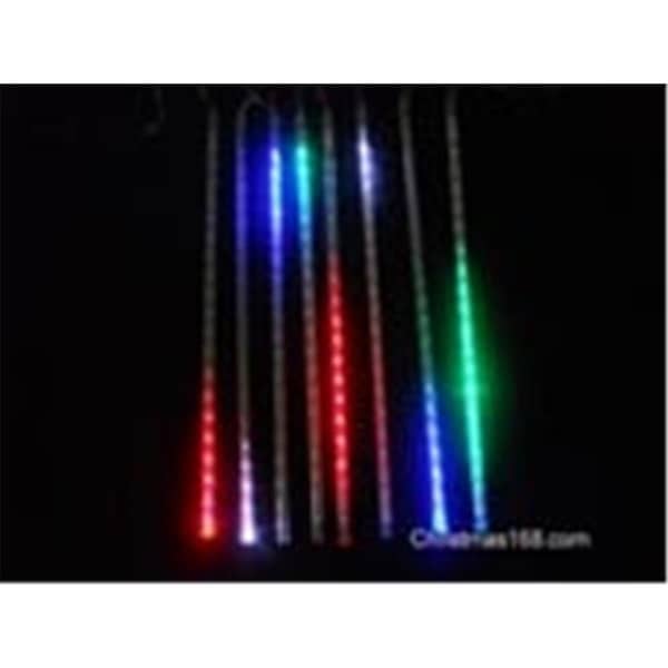 Icaregifts 8 Tubes 50 cm Snowfall Meteor LED Light Multicolor IC1851406 ...