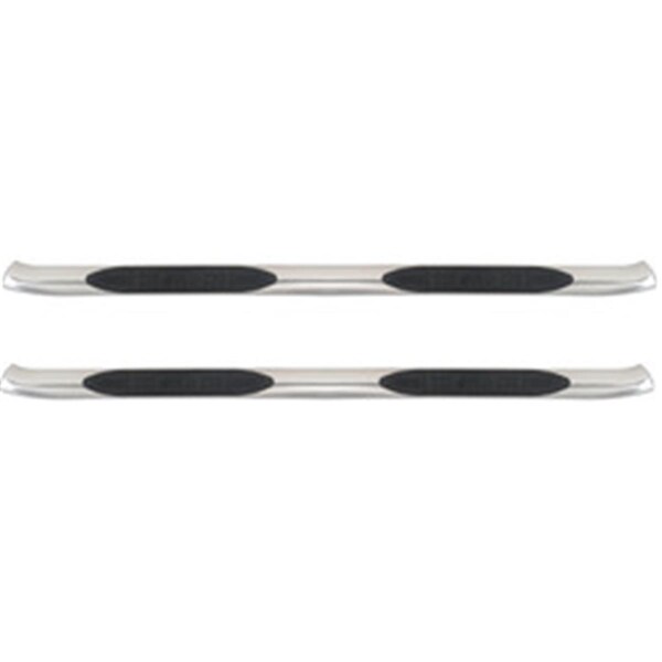 Pilot Automotive 4 In. Stainless Steel Curved Oval Step Bar NCB-324 | Zoro