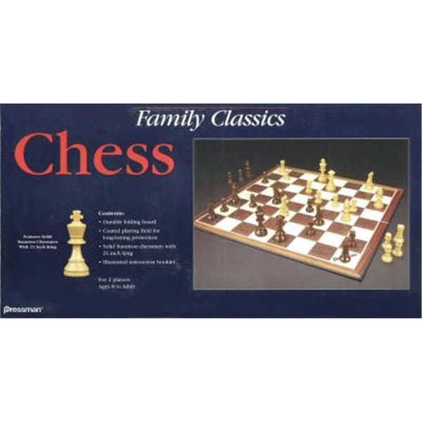 Pressman Toy 3224-06 Family Classic Chess - Age 10 to 12 212943 | Zoro