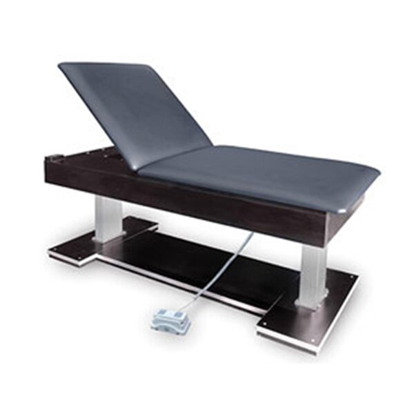 Hausmann Industries Hi-Lo Treatment Table With Power Backrest, Black ...