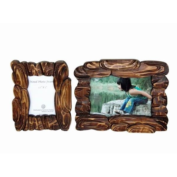 Sunshine Trading ST-17-5 Handmade Wood Photo Frame - 3.5 x 5 Inch ST-17 ...