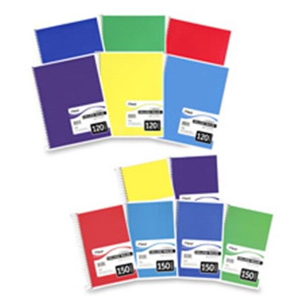 Mead Mead MEA06710 Spiral Notebook- 3 Subject- College Ruled- 120 Sht ...