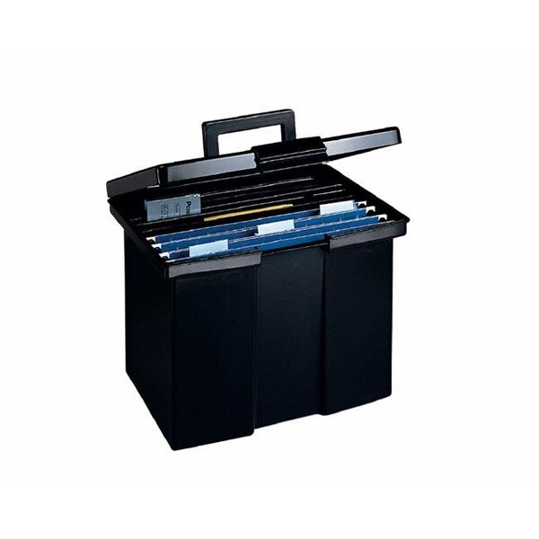 Pendaflex Pendaflex 038081 Portable File Storage Box; Black 38081 | Zoro