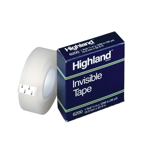 3M Highland 040725 Heavy Duty Writable Self-Adhesive Invisible Mending ...