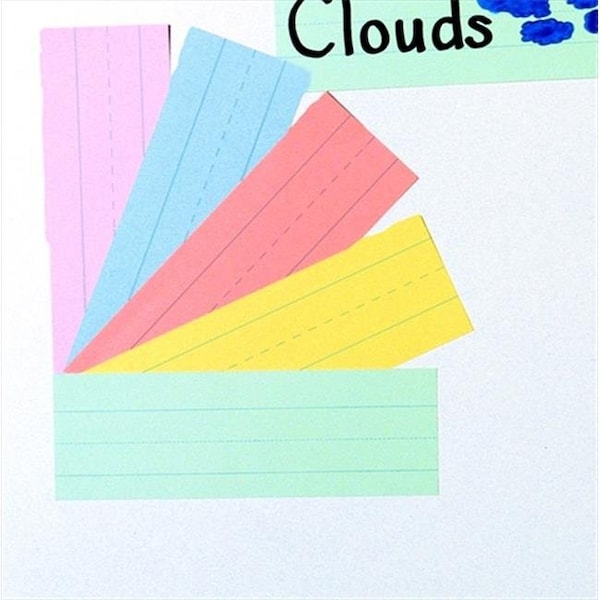 School Smart 006480 School Smart Sentence Strip; 3 x 24 In; Canary ...