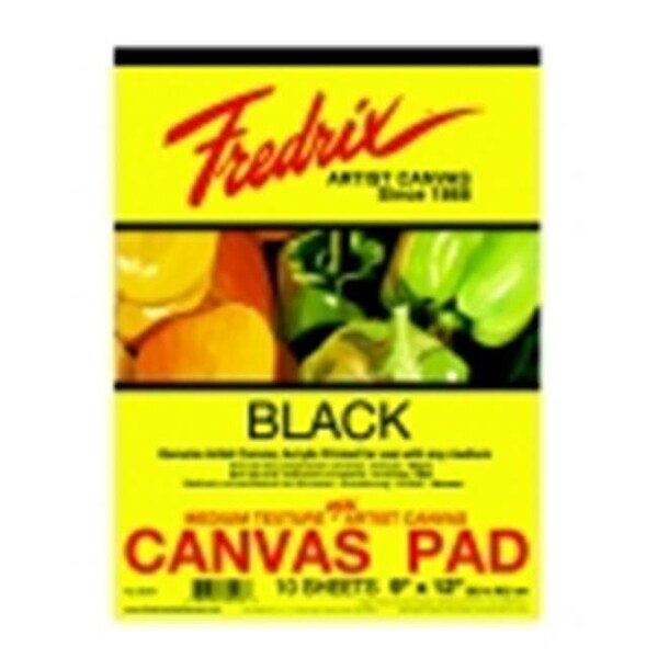 Fredrix Fredrix Primed Canvas Pad - 18 x 24 in. - Black 1428719 | Zoro