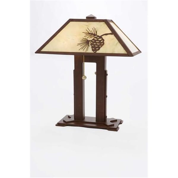 Steel Partners Lighting Double Desk Lamp Mission 60 Wattage- Rust ...