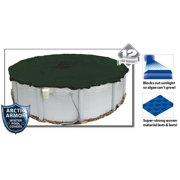 Arctic Armor WC812-4 12 Year 30' Round Above Ground Swimming Pool ...