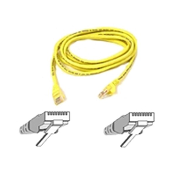 Belkin CABLE;CAT5e;PTCH;YLW;5ft;SNAGLES A3L791-05-YLW-S | Zoro