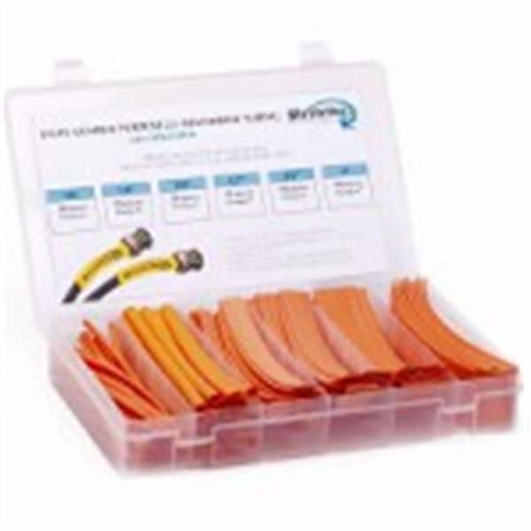 Techflex Heat Shrink Tube Kit, 2:1 I.D. Shrink Ratio, Orange, 6 in, 110 ...
