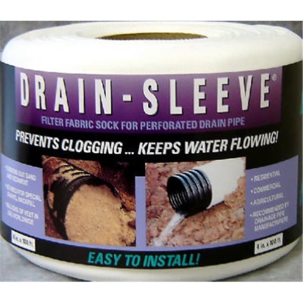 Advanced Drainage Systems 0420HA 4 in. x 100 ft. Drain Sleeve AD570419 ...