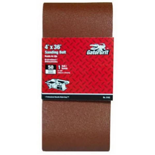Gator Finishing Ali Industries 3192 4 x 36 in. Coarse 50 Grit Bi ...
