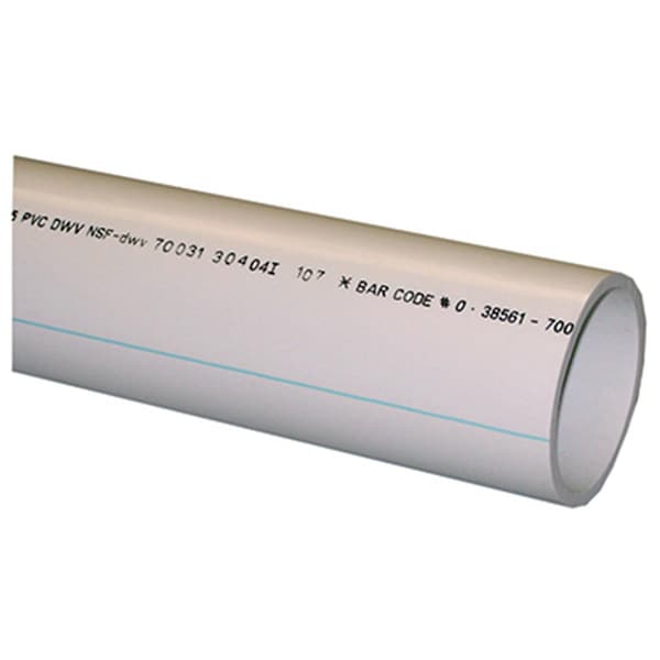 Genova 70035 3 x 5 In. Schedule 40 PVC DWV Pipe 179950 | Zoro