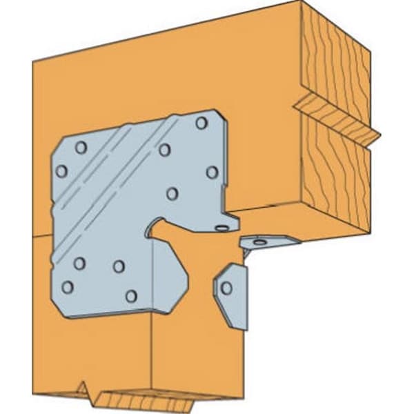 Simpson Strong-Tie Simpson Strong Tie LCE4Z-WEST 4x End Post Cap 748022 ...