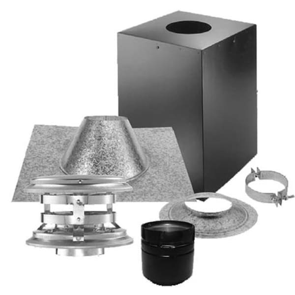 Dura-Vent Dura-Vent 3PVP-KVB PelletVent Pro Vertical Cathedral Ceiling ...