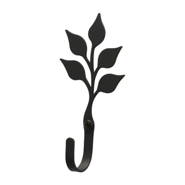 Village Wrought Iron WH-76-XS Leaf Wall Hook Extra Small WH-76-XS | Zoro