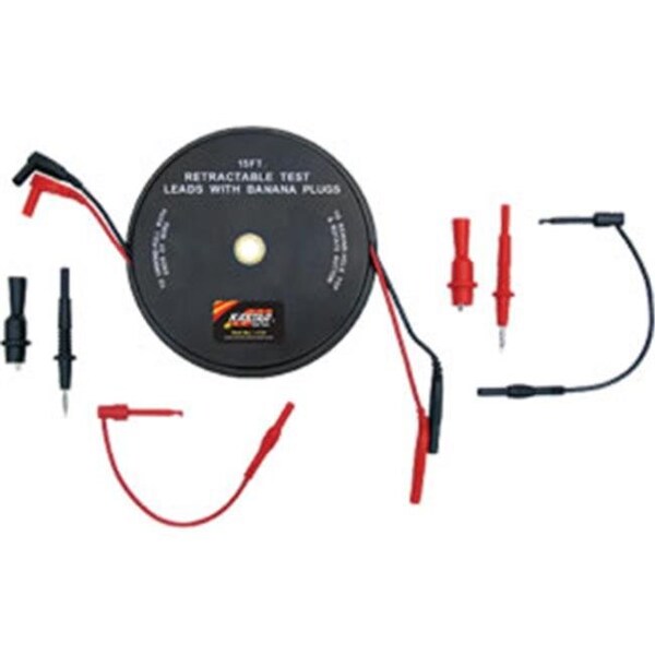 Kastar Kastar Hand Tools KAS1176 7-Pc Retractable Test Lead Set- 2-15Ft ...