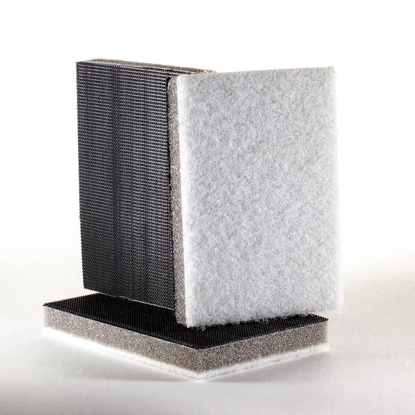 Uneeda Interface Sanding Backup Pad 3 x 4 Hook & Loop - Soft Density P ...