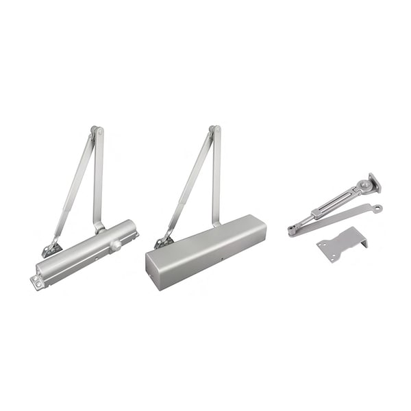 Inox Door Closer Grade 1 Friction Hold-Open Full Cvr Aluminum DC8516HO ...