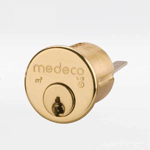 Medeco MEDECO:BiLevel RIM Cylinder - Gold 10J0400H-05-DLT | Zoro