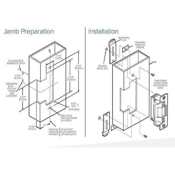 Adams Rite Adams Rite 7100 Series Electric Strike, 24VDC, For ...