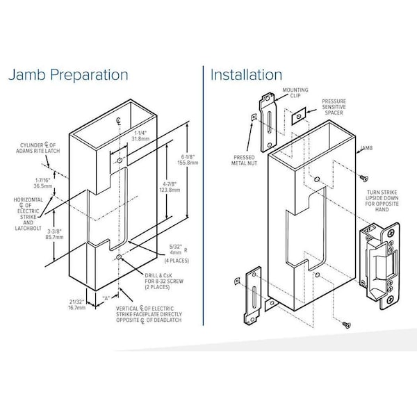Adams Rite Adams Rite 7100 Series Electric Strike, 12VDC, For ...