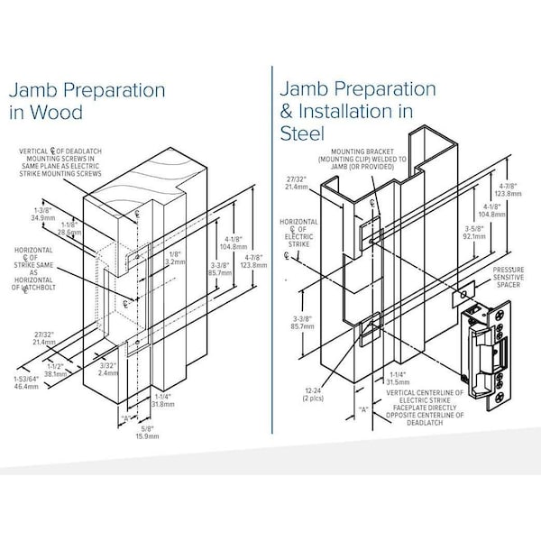 Adams Rite Adams Rite 7100 Series Electric Strike, 12VDC, For ...