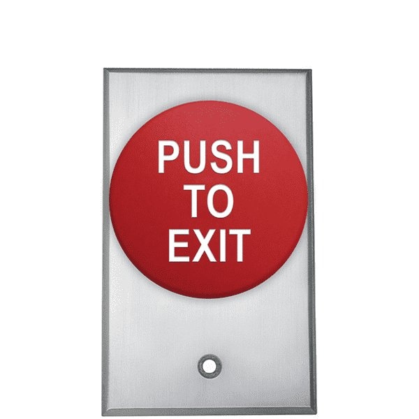 Camden Mushroom push button feature an oversized 2 3/8" button, mounted ...