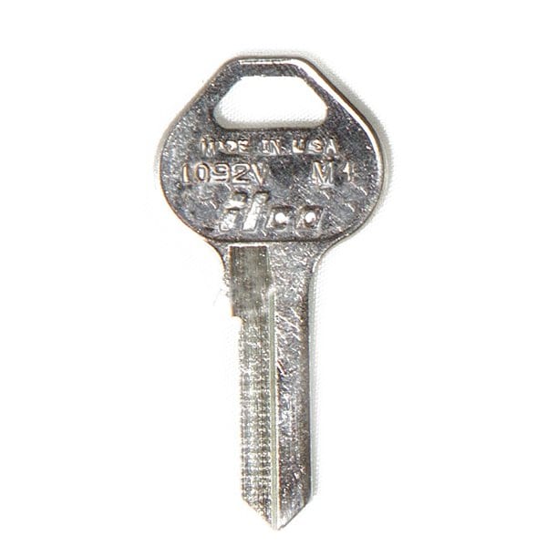 Ilco Key Blanks, 1092V-M4 MASTER (92V U92A) ILCO-1092V-M4 | Zoro
