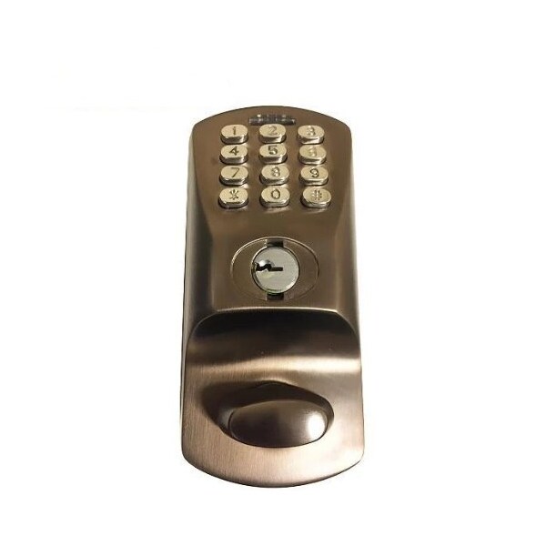 Dormakaba KABA: E-PLEX E1500 Deadbolt Lock With Key Override Dark ...
