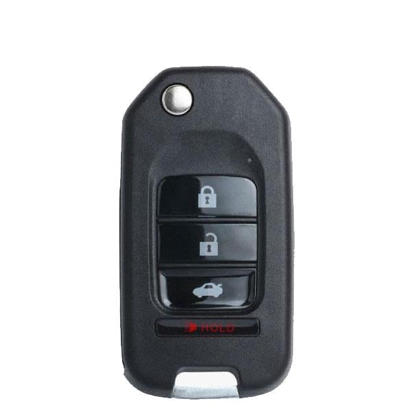 Keydiy Remote Head Key Blank, Honda Style 3+1 B B10-3+1 KD-B10-4 | Zoro