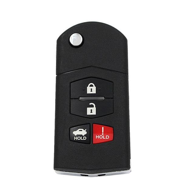 Keydiy Remote Flip Key Blank - Mazda Style (KD-B14-3+1) KD-B14-3-1 | Zoro