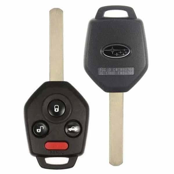 Oem SUBARU 4 BUTTON REMOTE KEY COMBO CWTWBU766 / 57497-AJ00A / DAT17 ...