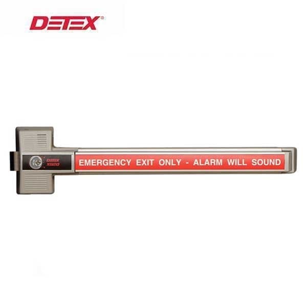 Detex SINGLE-POINT ALARMED DEADBOLT ONLY, EXIT CONTROL LOCK, UL LISTED ...