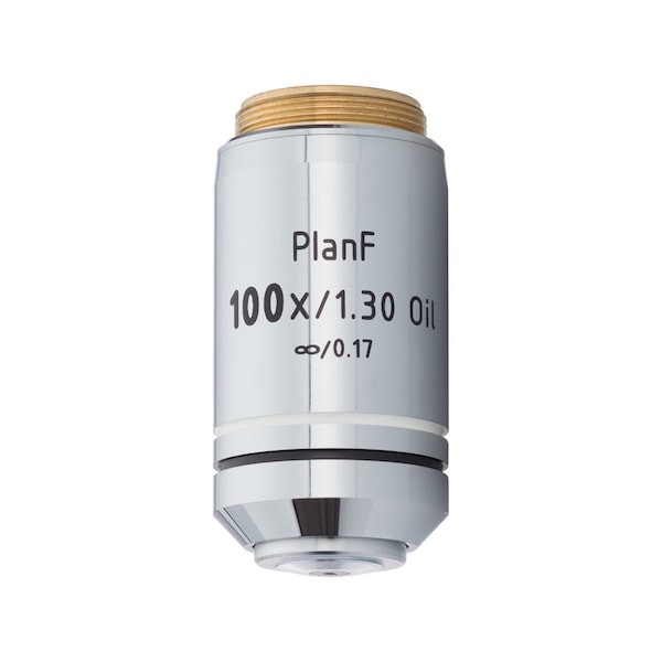 Amscope 100X (Oil) Infinity-corrected Plan Fluor Objective Lens PF100X ...
