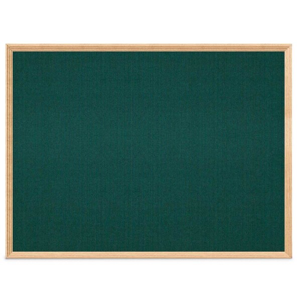 United Visual Products Decor Wood Combo Board, 60"x48", Walnut/White ...