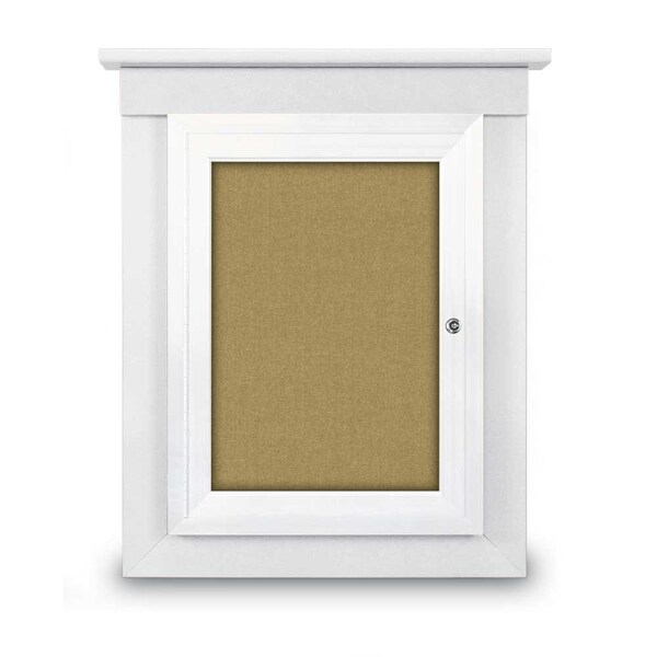 United Visual Products Sliding Glass Enclosed Letterboard, 72"x4 ...