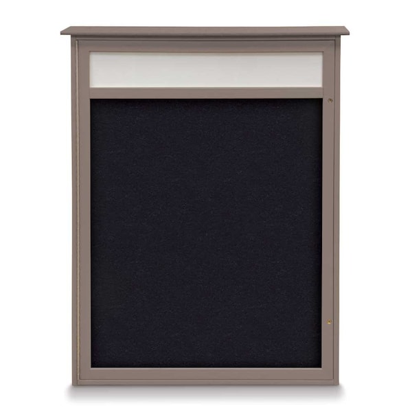 United Visual Products Double Door Enclosed Indoor Letterboard UV1141H ...