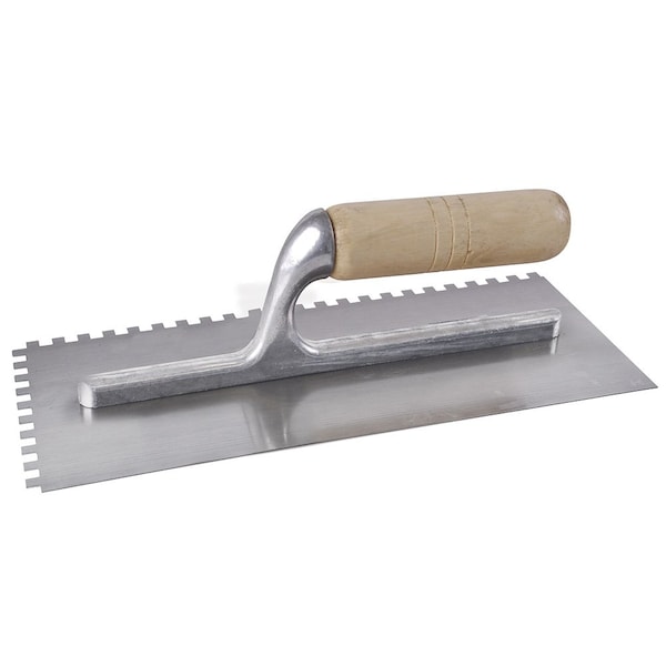 Surtek Square Teeth Trowel with 10 Rivets 11X5 123182 | Zoro