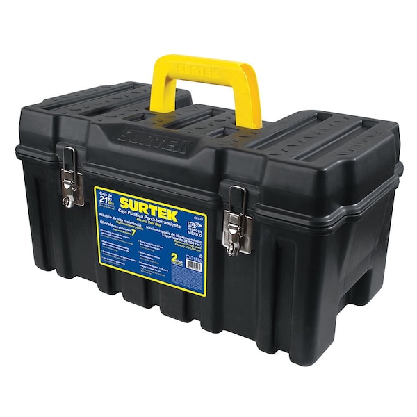 Surtek Tool Box, Plastic, 21 in W CPS20 | Zoro