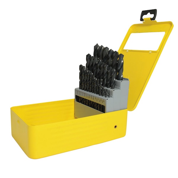 Surtek Set Of 29 HighSpeed Black Steel Drill Bits JBAVN29 | Zoro