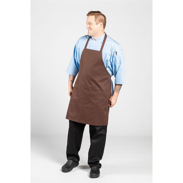 Uncommon Threads Classic Bib Apron Brown 3000-0200 | Zoro