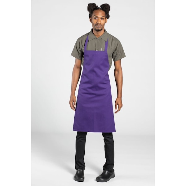 Uncommon Threads Classic Bib Apron Purple 3000-1800 | Zoro