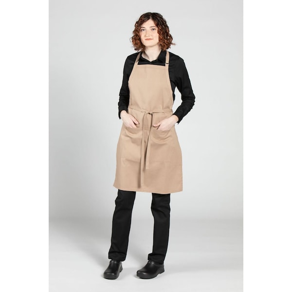 Uncommon Threads Adjustable Butcher Apron Khaki 3018-2200 | Zoro