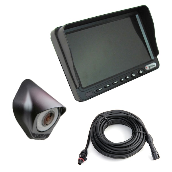 Velvac Back Up Camera, 7" Monitor, 75'Cable 717979 | Zoro