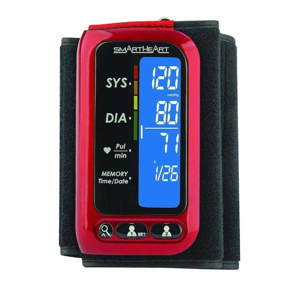 Smartheart Ultra Premium Digital BP Arm Monitor w/ attached Cuff 01-509 ...