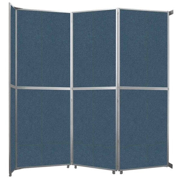 Versare Operable Wall Folding Room Divider 11'9" x 12'3" Caribbean ...